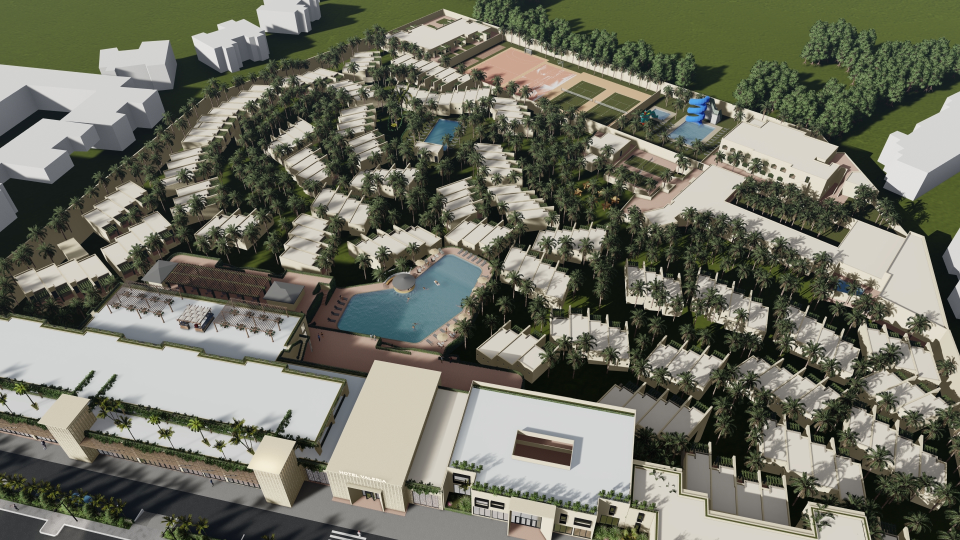 VALERIA CLUB KASBAH Agadir - Driss Bennani & Mahmoud Slimane cabinet Architect Marrakech Maroc