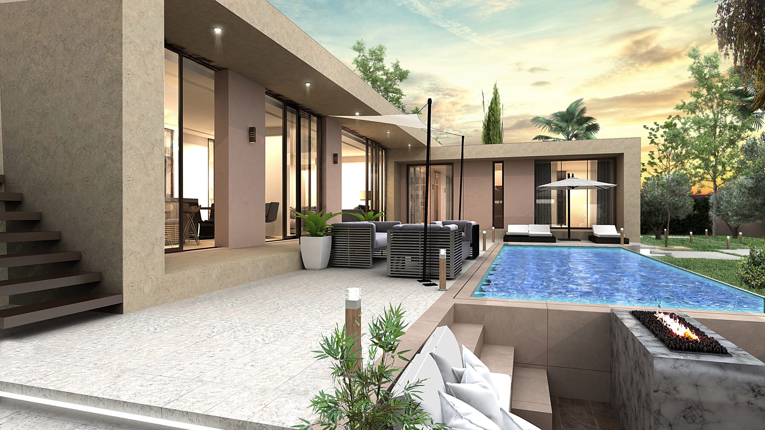 Projet des 80 Villas 10 Ha Route de l’Ourika, Marrakech - Driss Bennani & Mahmoud Slimane ...