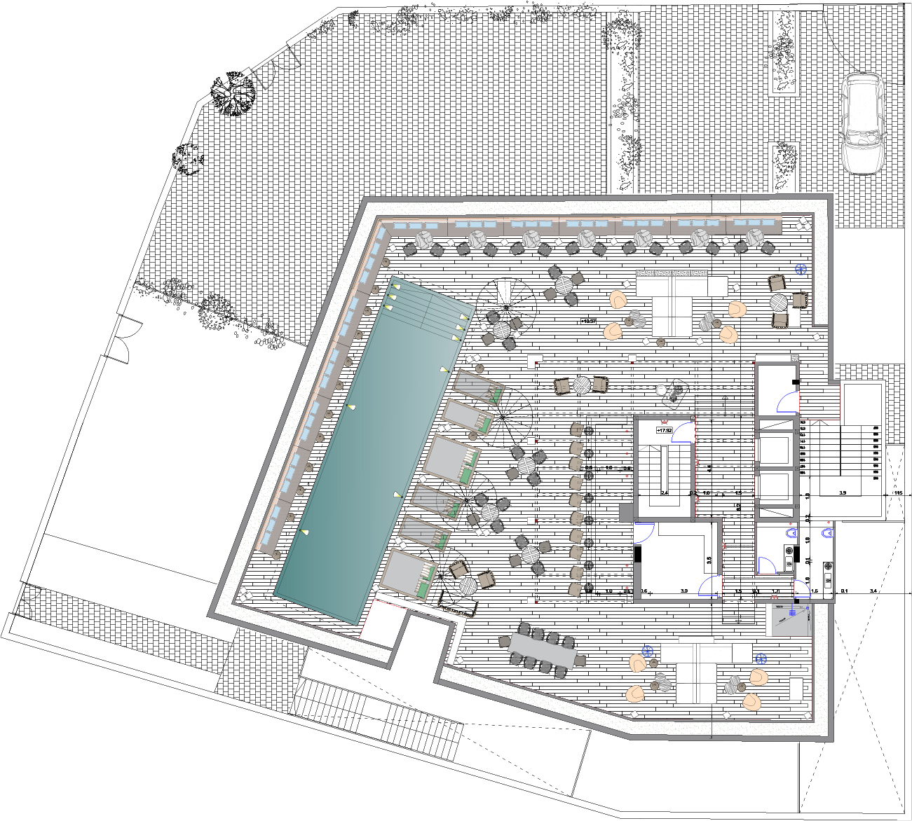 JADALI Hôtel – Marrakech - Driss Bennani & Mahmoud Slimane cabinet Architect Marrakech Maroc