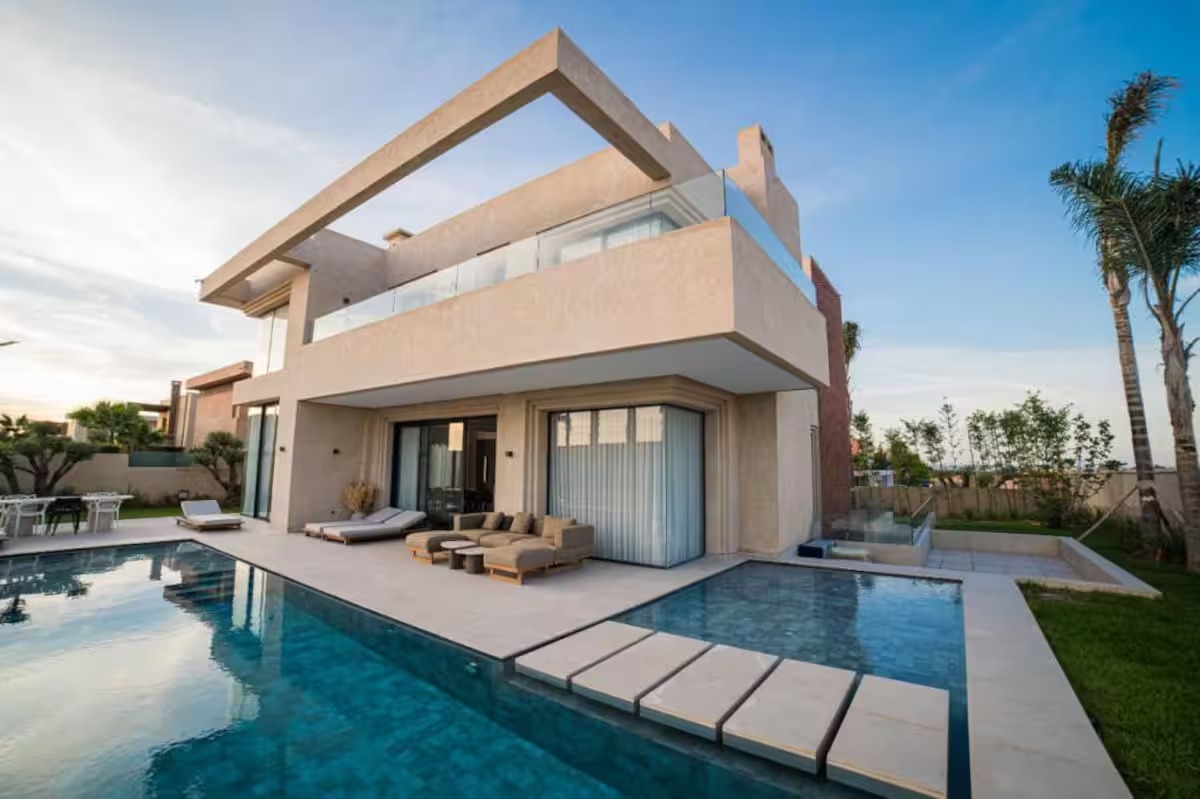 Villa Akenza Marrakech - Driss Bennani & Mahmoud Slimane cabinet Architect Marrakech Maroc